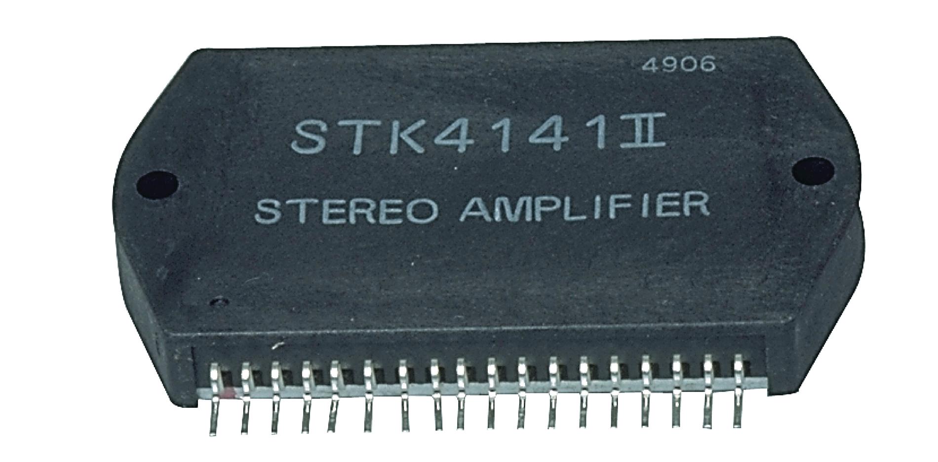 STK4141II OR 2xNF-E,±39V,2x>25W(±26V/8om),18-SIL, : STK 4151-II,STK ...