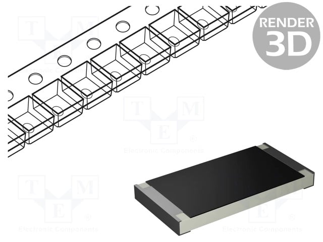 Резистор SMD R2512 SMD2512-1M Резистор: thick film; SMD; 2512; 1M?; 1W ...